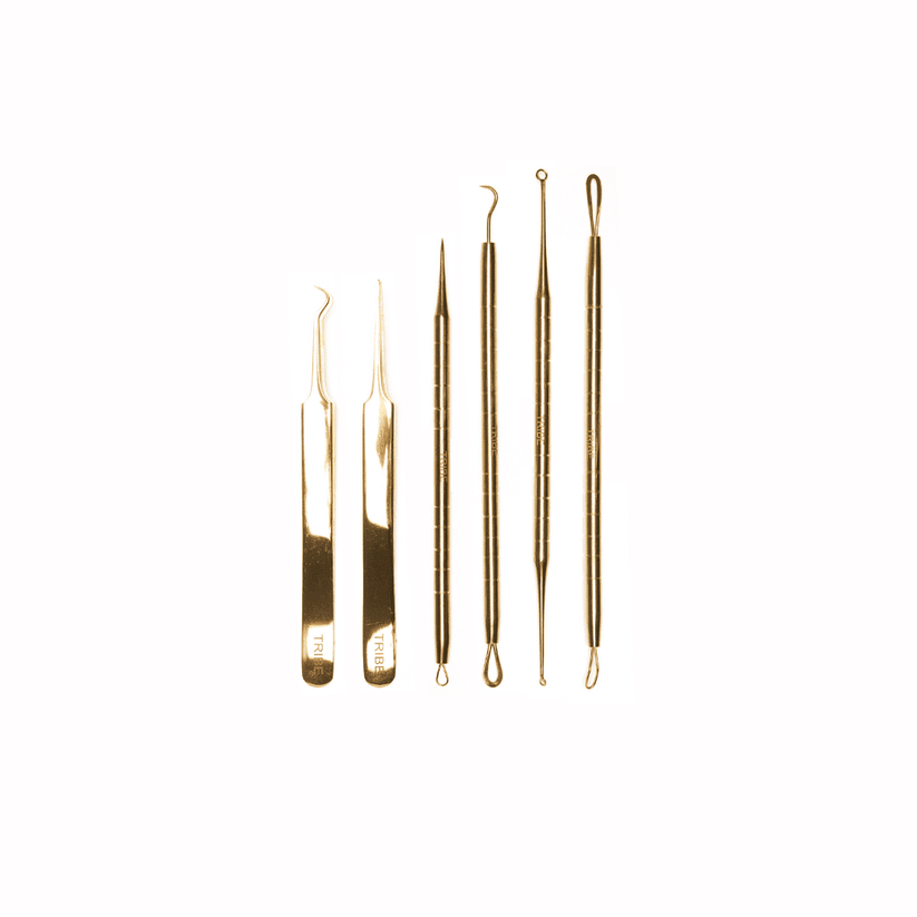 GOLD EDITION FACIAL TOOL KIT | Professional Extraction Tools – Tribe ...